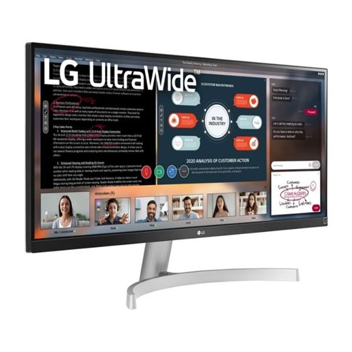 LG 29WN600-W, 73,7 cm (29 Zoll), 2560 x 1080 Pixel, UltraWide Full HD ...