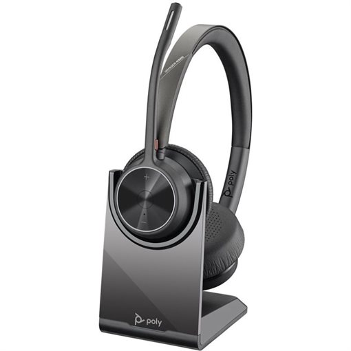 Poly Voyager 4300 UC Series 4320 Headset On-Ear Bluetooth kabellos USB ...