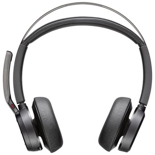Poly Voyager Focus 2 UC Headset On-Ear Bluetooth USB-A Microsoft Teams ...