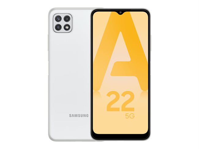 Samsung Galaxy A22 4GB 128GB weiß 16,72cm 6,6Zoll 5G Dual-SIM microSD ...