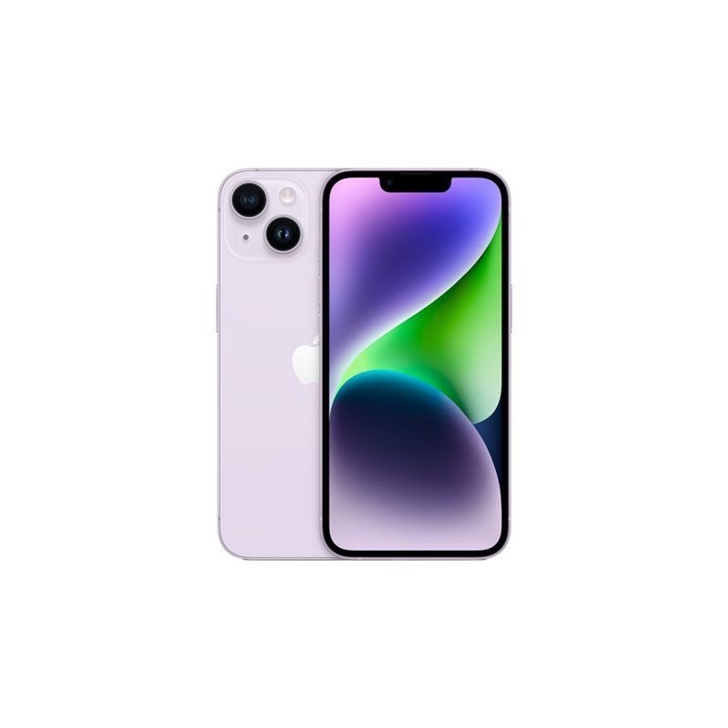 Apple iPhone 14 Dual-SIM 128GB lila 15,5cm 6,1Zoll 5G mieten