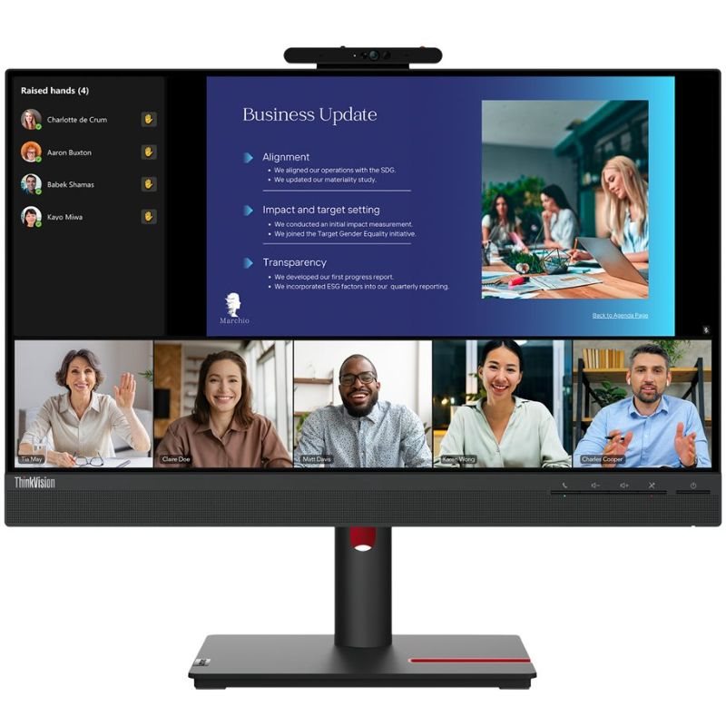 Lenovo ThinkVision T24v-30 61cm 24Zoll 1920 x 1080Pixel Full HD mieten