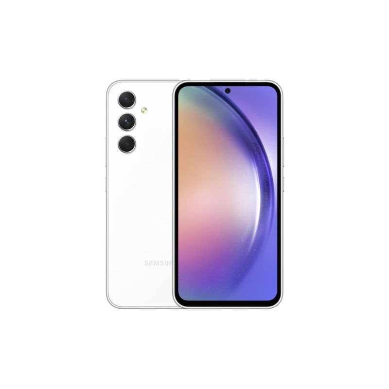 Samsung Galaxy A54 Dual-SIM 8GB 256GB White 16,3cm 6,4Zoll microSD slot ...