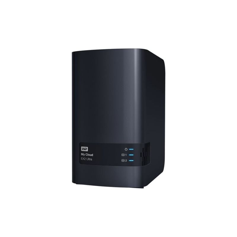 WD My Cloud EX2 Ultra WDBVBZ0280JCH 2 Schächte 28TB HDD 14TB x 2 RAID 0 ...