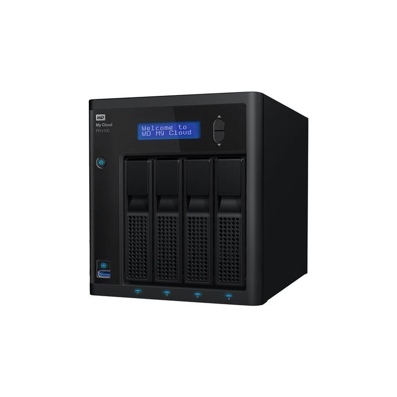 WD My Cloud PR4100 WDBNFA0000NBK 4 Schächte RAID 0, 1, 5, 10, JBOD RAM ...